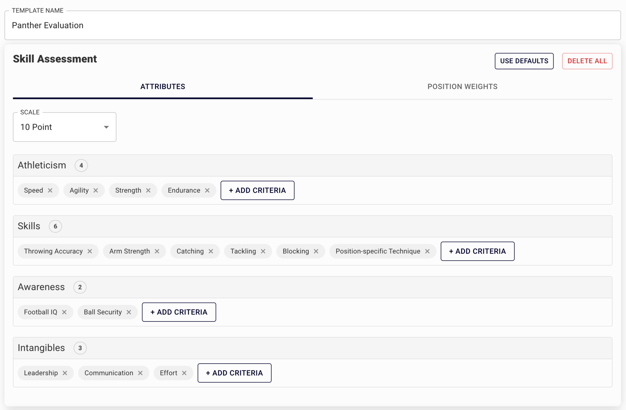 Custom Player Evaluations - Labrador Sports